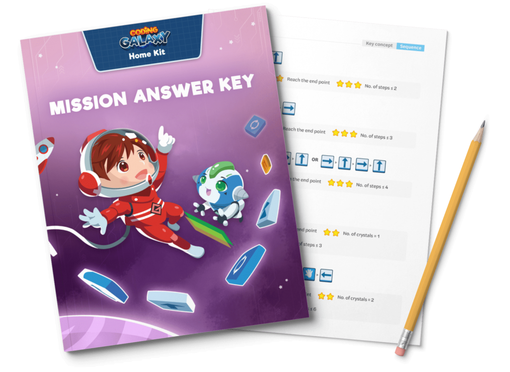 Learning Kit – Mission Answer Key – Coding Galaxy